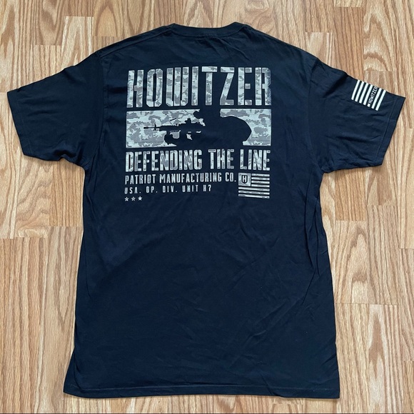 Howitzer | Shirts | New Howitzer Patriot Defending The Line Tshirt Sz ...